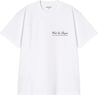 Carhartt Work in Progress Homme, Tops, Blanc, Taille: XL S/S Cloud Heart T-Shirt