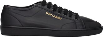 Saint Laurent Baskets Greenwich Homme &Agrave; La Peau Noire