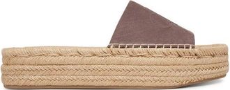 Calvin Klein Pantoletten Flatf Espa Mule Nub Mg HW0HW02890 Braun