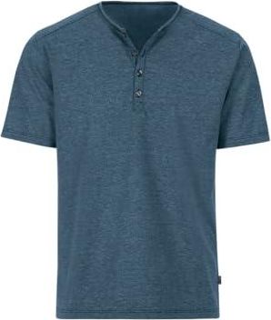 Trigema 637204 T-Shirt, Bleu (Jeans-Mélange 643), XXXX-Large Homme