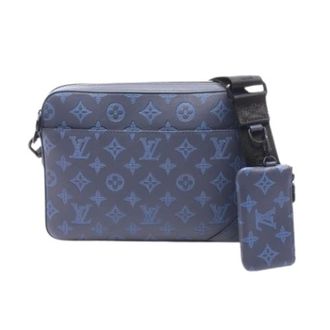 Louis Vuitton Sac bandouli&egrave;re Pre-owned Monogram Shadow - Homme - Pre-owned - Bleu - Taille: ONE Size