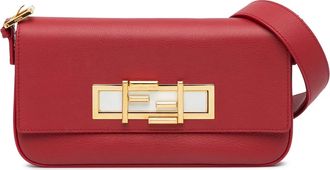 Fendi Hobo Bags - Leather 3Baguette Shoulder Bag - Gr. unisize - in Rot - für Damen