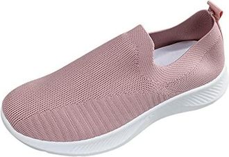 Generic Baskets d&eacute;contract&eacute;es &agrave; enfiler pour femme - L&eacute;g&egrave;res - Pour la course &agrave; pied, la marche, le tennis - Chaussures dallaitement l&eacute;g&egrave;res et confortables -