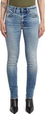 G-Star Damen 3301 Skinny Jeans, Blau (Faded Blue Halite D05175-C051-H914), 27W / 30L