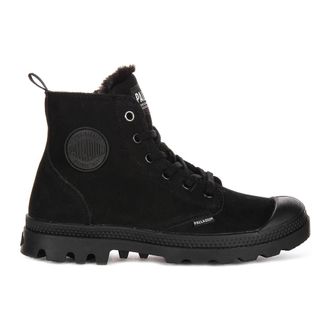 Palladium Bottines Hi Zip Doubl&eacute;es Hiver - Femme - Chaussures - Noir - Taille: 37 EU