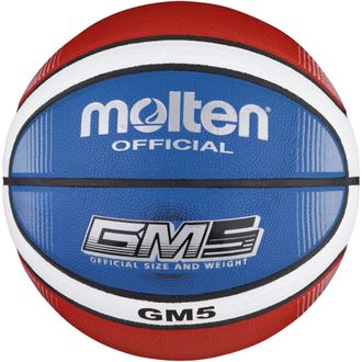 Molten BGMX5-C Top Training Basketball, Blau/Rot/Wei&szlig;, Gr&ouml;&szlig;e 5