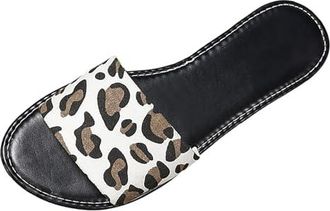 Generico Sandales &eacute;l&eacute;gantes basses d&eacute;t&eacute; d&eacute;t&eacute; pour femme, ensemble de pantoufles invit&eacute;s, sandales pour femme, &eacute;l&eacute;gantes, pantoufles d&eacute;t&eacute; pour fille, 34 chausso