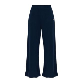 Emporio Armani Emporio Armani Ea7, Femme, Pantalons, Bleu, Taille: 42 FR Pantalon en jersey de viscose stretch