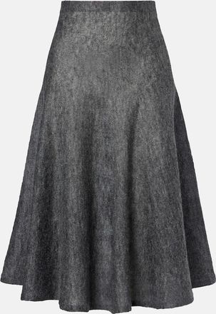 Alaia Alaïa Midirock aus einem Mohairgemisch