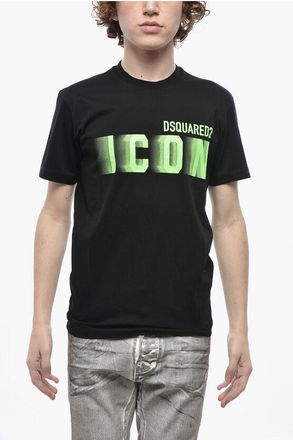 Dsquared2 Cotton Crew-Neck T-Shirt FADED ICON size Xs