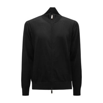 Paolo Pecora Cardigan Full-Zip - - Knitwear - Herren - Schwarzk - L