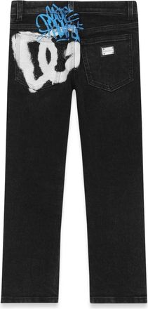 Dolce & Gabbana Five-Pocket Cotton Trousers - Black