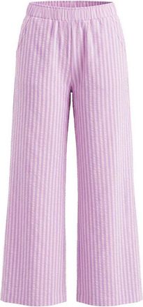 STUDIO UNTOLD Schlupfhose Hose wide Legs Seersucker Streifen