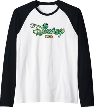 Disney St. Patricks Day 2026 Matching Trip Vacation Logo Raglan