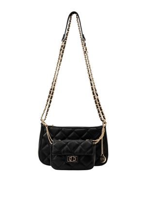 Faina Umh&auml;ngetasche Damen schwarz
