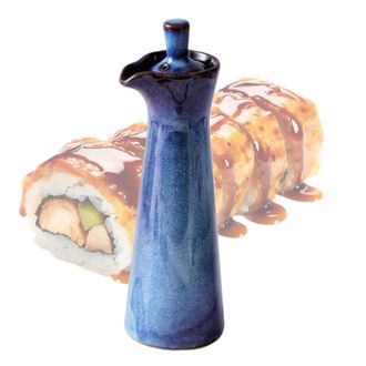 Generico Sojasauceflasche | 120 ml Essigbeh&auml;lter aus japanischer Keramik | Olivenspenderflasche | zum Kochen von Gew&uuml;rzen und Honig | Speisekammer f&uuml;r Zuhause 