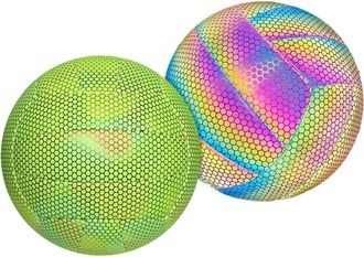 Generico LED-Outdoor-Volleyball: Leichter beleuchteter mit robuster Struktur, ideal für sandige Felder oder Wiesen, Sommerspielzeug für nächtliche Wettkämpfe, 