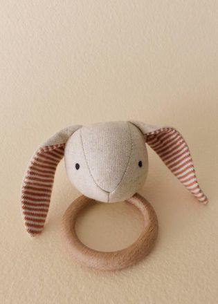 Mango Anneau de dentition pour enfant en forme de petit lapin sable - Home - Taille unique - MANGO HOME