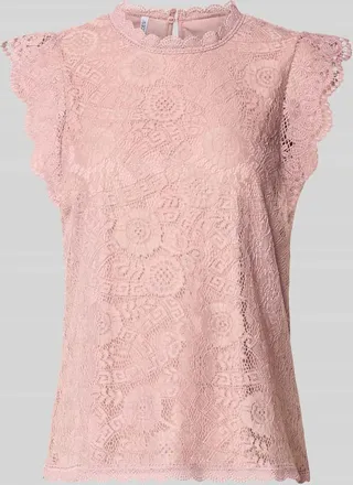 Pieces Regular Fit Blusentop mit Allover-Muster Modell OLLINE