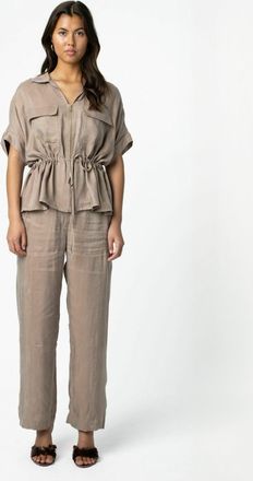 Coster Copenhagen Shirt Blouse with zipper and bow in