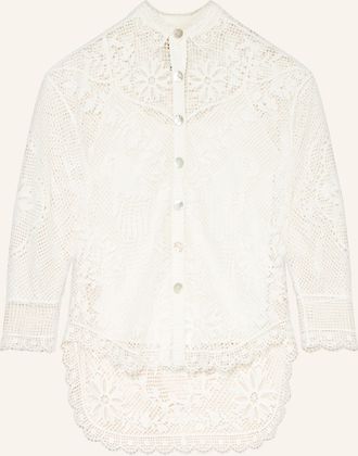Farm Rio Farm Rio Hemdbluse Landscape Aus Spitze weiss