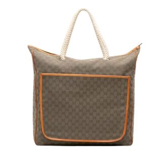 Gucci Pre-owned Canvas Tote Bag - - Pre-owned - Damen - Braun - ONE SIZE