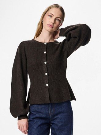 Pieces Strickjacke PCSILLY LS PUFF KNIT CARDIGAN NOOS