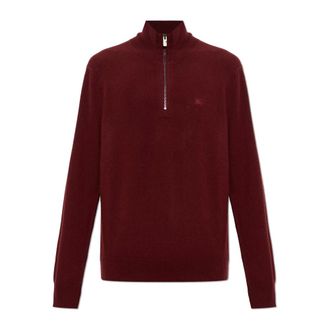 Burberry Pull en Cachemire Cameron - Homme - Pulls - Rouge - Taille: L