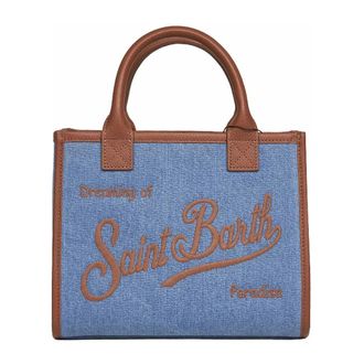 MC2 Saint Barth Femme, Sacs, Bleu, Taille: ONE Size Vanity Tote