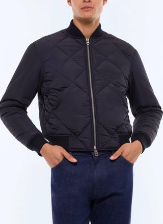 Fursac Bomber matelass&eacute; en tissu d&eacute;perlant - Taille XL - Homme