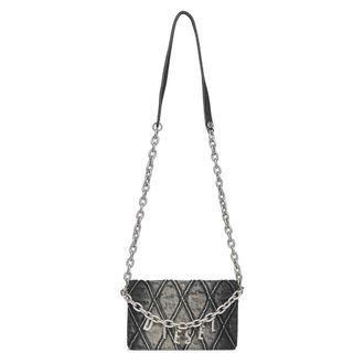 Diesel Gepolsterte Denim-Kettentasche Schwarz - - Bags - Damen - Schwarzk - ONE SIZE