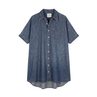 Denimist Femme, Robes, Bleu, Taille: 38 FR Denimist Robe Chemise Oversized - Seymour Indigo