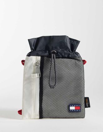 Tommy Jeans Outdoors - Sacoche bandouli&egrave;re - Cr&egrave;me/gris-Blanc