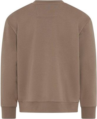 HUGO BOSS Sweatshirt Rundhalsausschnitt, Relaxed Fit, Logo-Badge
