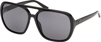 Guess Lunettes de soleil Gu00351 - unisex - Accessoires - Noir - Taille: 60 MM