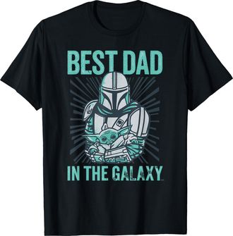 Star Wars The Mandalorian and Grogu Best Dad in the Galaxy T-Shirt