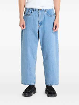 Vans Karierte Baggy-Jeans - Blau