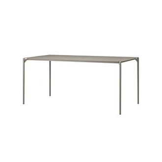 AYTM Table rectangulaire Novo - Beige - Aluminium revêtement poudre - Designer Rasmus Falkenberg