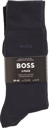 HUGO BOSS 3er-Pack Socken im Baumwoll-Mix in
