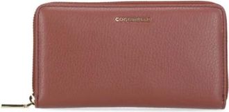Coccinelle Femme, Accessoires, Rouge, Taille: ONE Size Metallic Soft Wallet