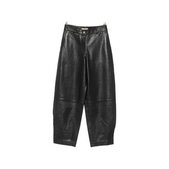Sessun Carlea Lederhose - - Trousers - Damen - Schwarzk - 2XS