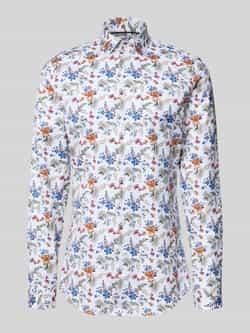 Jake*s Slim Fit Freizeithemd mit extra langem Arm