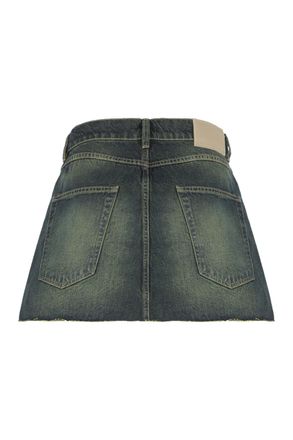 Our Legacy Cover Denim Shorts - Green