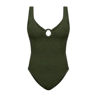 Hunza G Celine Coverage Badeanzug - - Swimwear - Damen - Gr&uuml;n - ONE SIZE