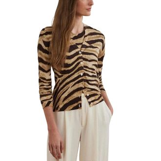 Ralph Lauren Femme, Pulls, Multicolore, Taille: 38 FR Denzel Cardigan Manches Longues