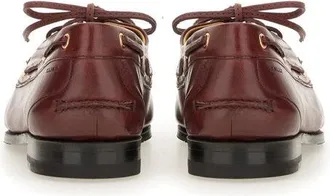 Bally Buffalo Leather Moccasin Loafer - Brown