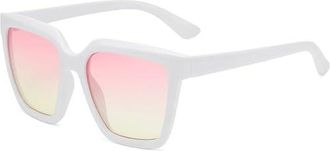 Generic Lunettes De Soleil Polaris&eacute;es For Femmes Faisant Du Shopping Dans La Rue, For Hommes Et Hommes, Style Sport Et Urbain.(White)