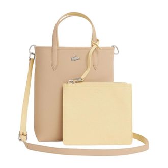 Lacoste Femme, Sacs, Beige, Taille: ONE Size Anna Tote Bag