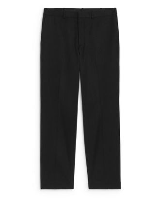 Arket Hose Aus Wolle Und Baumwolle -Blau