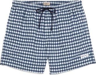 Woolrich Homme, Maillots de bain, Bleu, Taille: XL Elasticated-waistband Swim Shorts